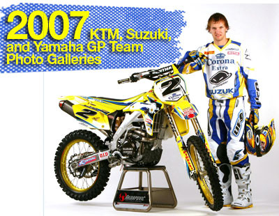 2007 KTM, Suzuki and Yamaha GP Team Galleries - Motocross Feature ...