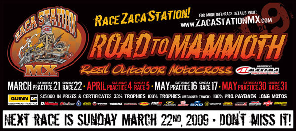 Zaca Station MX, The Road to Mammoth! - Motocross Press Release - Vital MX