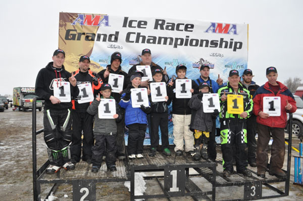 AMA Racing Ice Race Grand Championship at the Freeze X Fest - Motocross ...